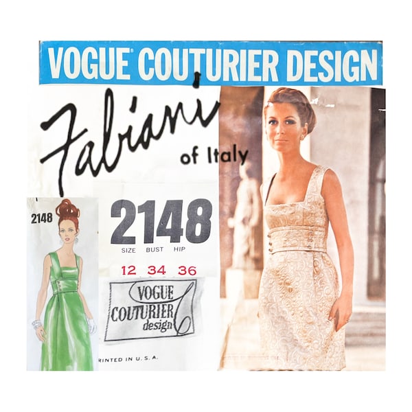 Vogue Evening Gown - Etsy