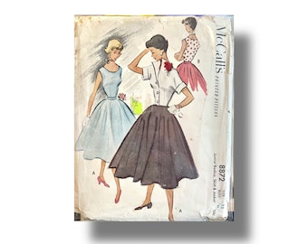 Uncut Simplicity Sewing Pattern 1436 Girls Dress With Knit - Etsy