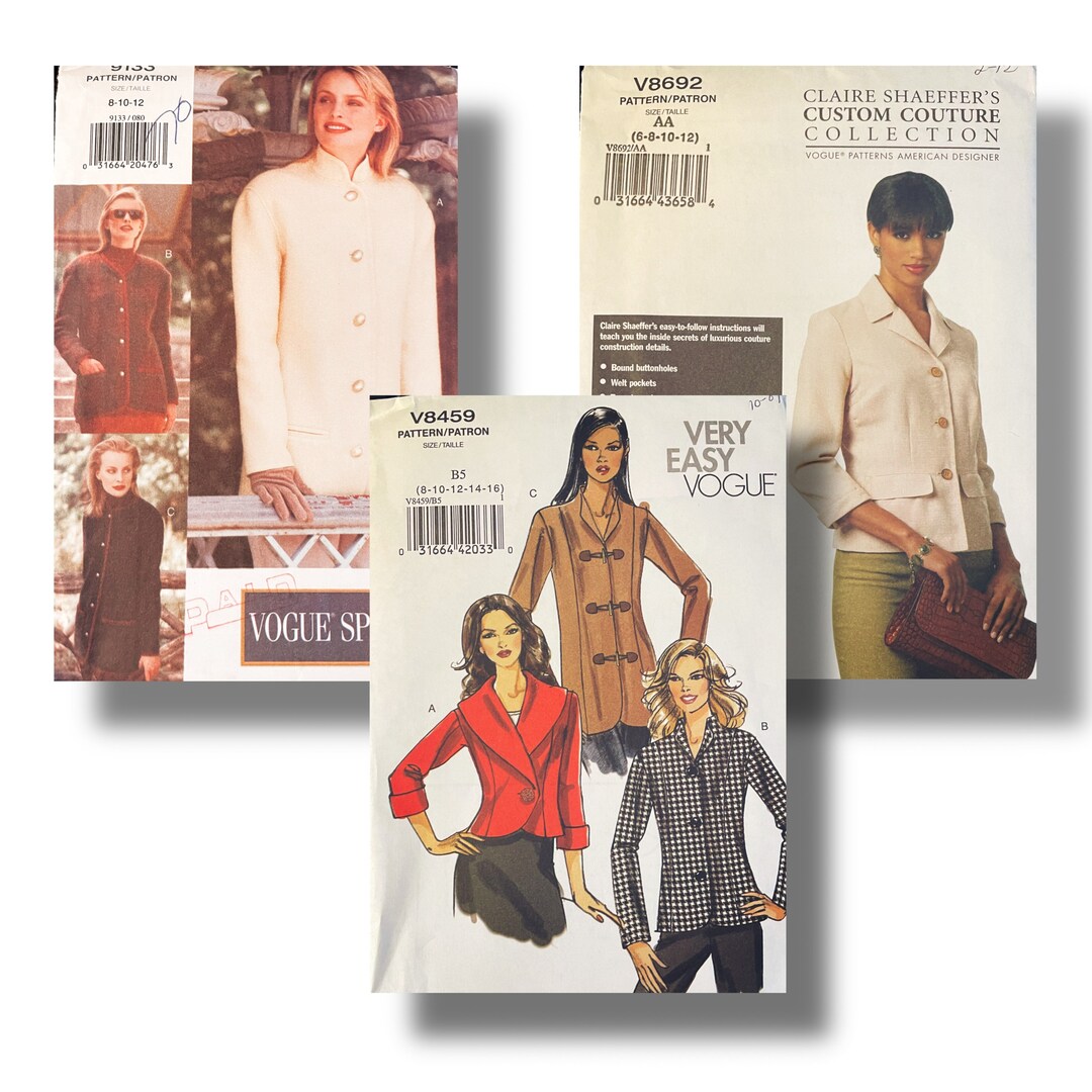 Vogue Misses Jackets Sizes 6 16 Vogue Sport 9133 Vogue - Etsy