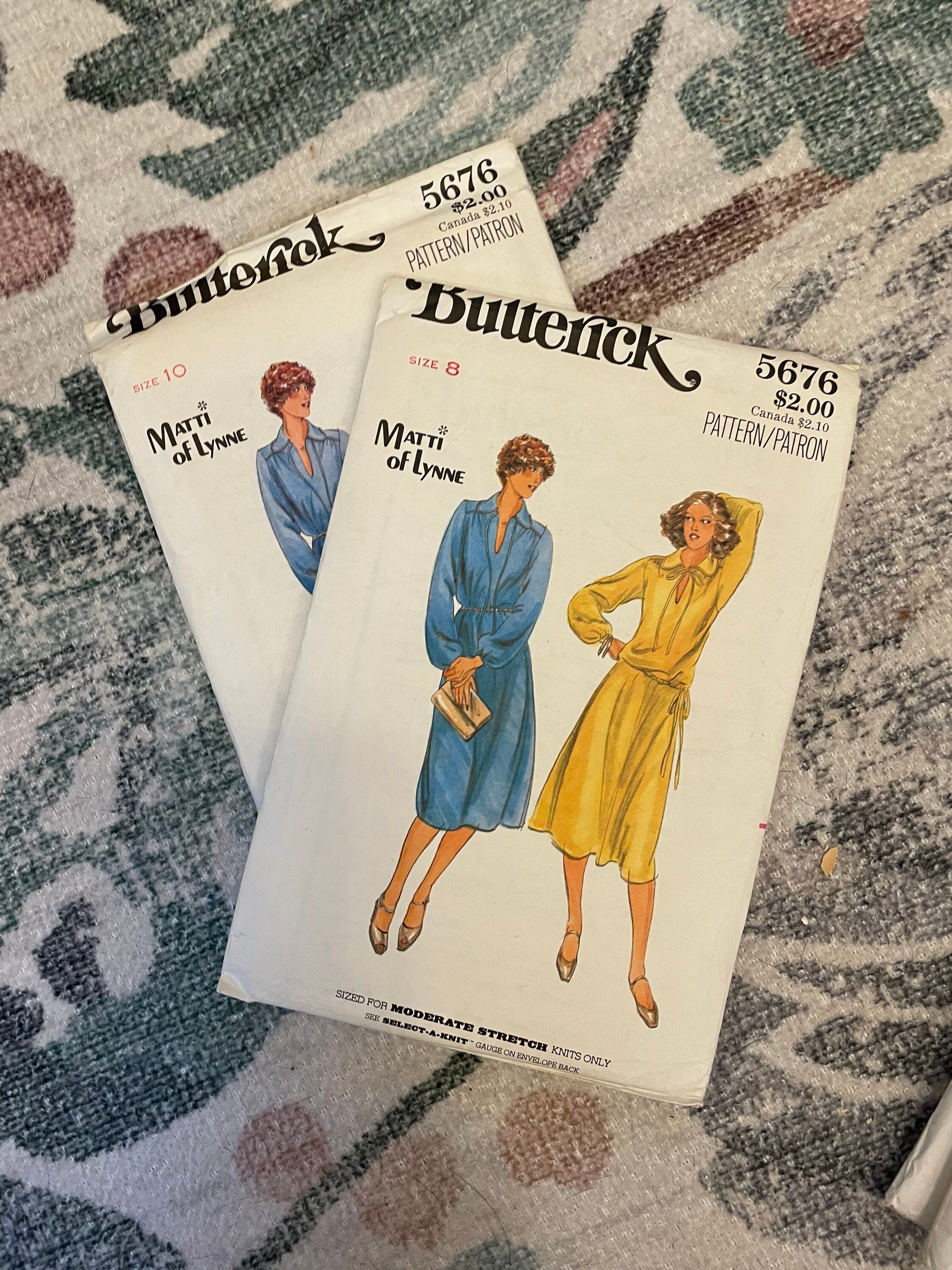 1970s Misses Caftan Dress and Robes Butterick Sewing Patterns - Etsy