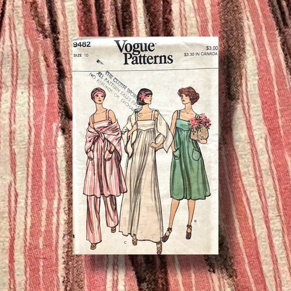 70s Vintage Vogue Sewing Pattern - Etsy
