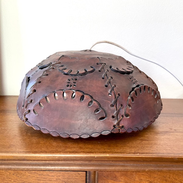 Leather Lamp Shade - Etsy
