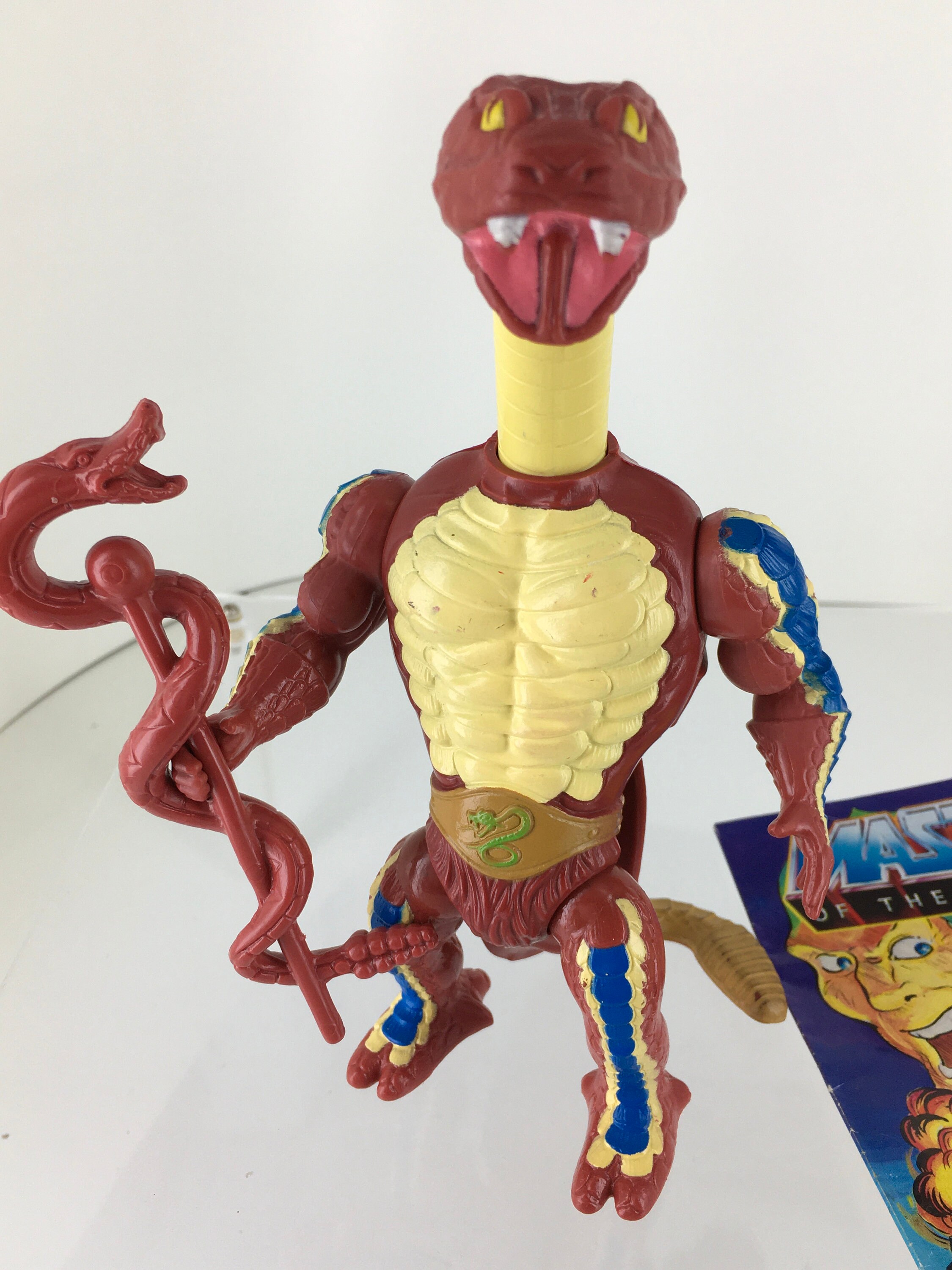 Vintage Completo Rattlor Masters of the Universe MOTU 1986 por Mattel ...