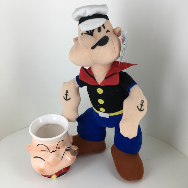Vintage Popeye Plush - Etsy