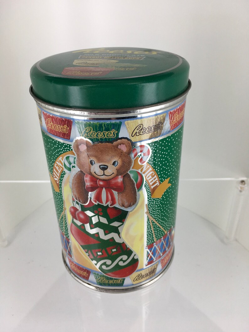 Vintage Christmas Reeses Peanut Better Cups Tin 1990 - Etsy