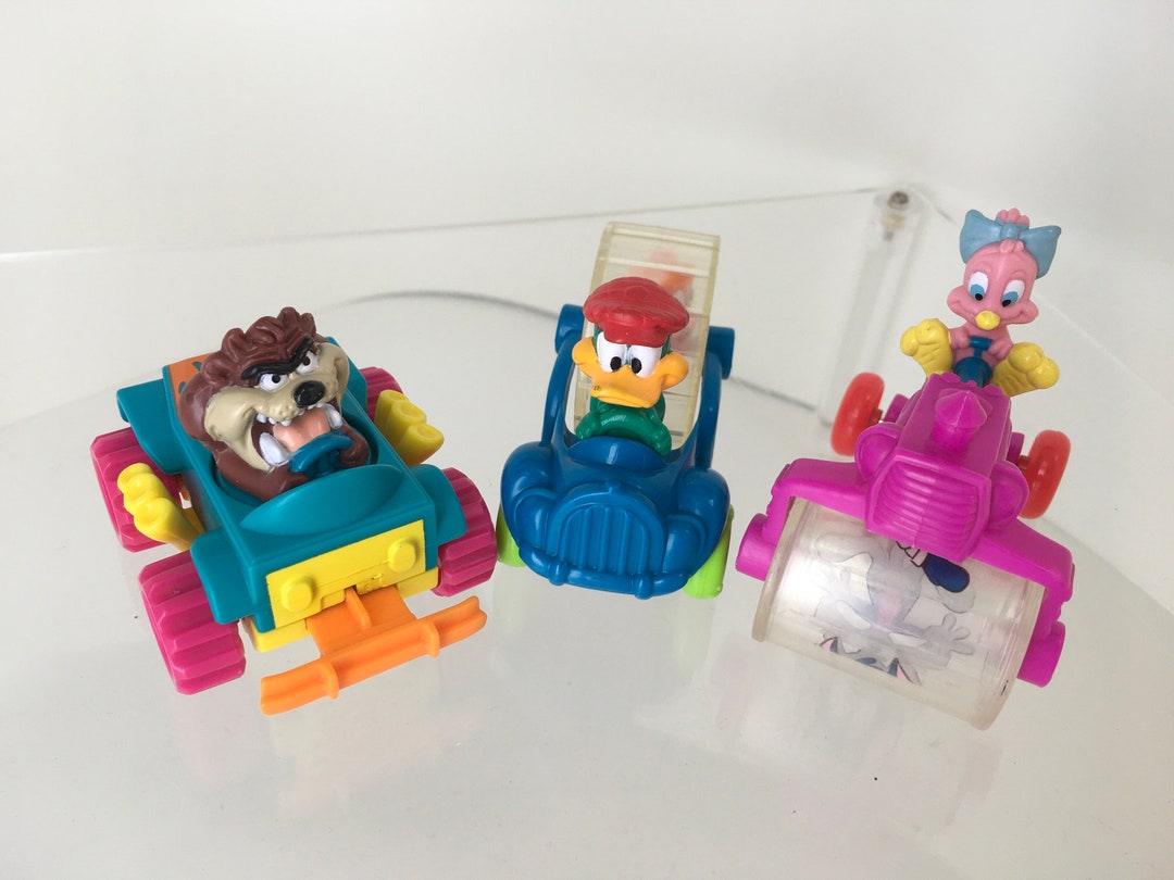 Vintage Mcdonalds Happy Meal Toys. Tazsmanian Devil Quack up Car 1992 ...