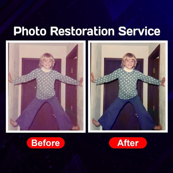 Photo Restoration - Etsy