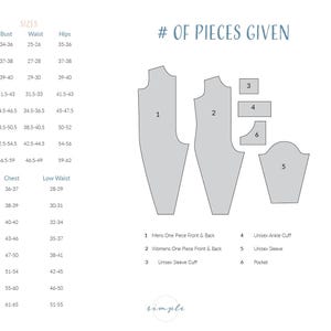 Adult One Piece PJ Printable Pattern | Sizes XS-4XL | Men | Women ...