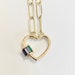 Rainbow Carabiner on Paperclip Chain - Etsy