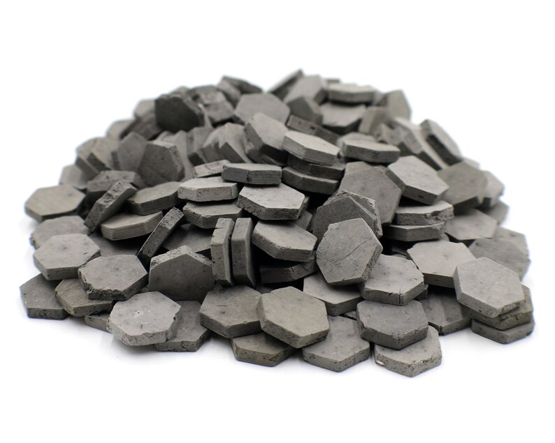 1/16 Miniature Stone Hex Bricks / Tiles for Modelling and - Etsy