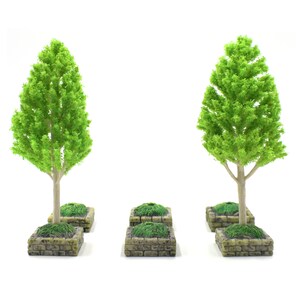 Resin Tree Bases and Miniature Trees for Models and Dioramas - Etsy