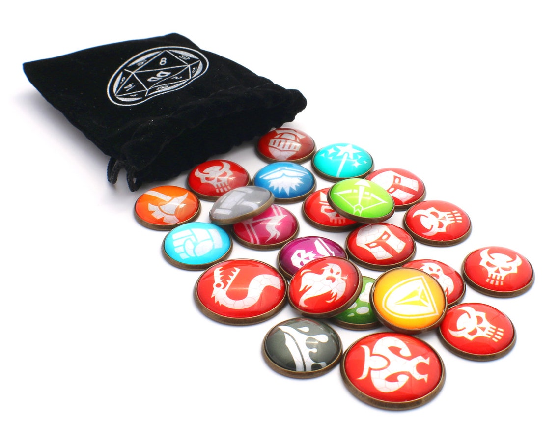 D&D Class and Monster Counters / Tokens for Dungeons and | Etsy