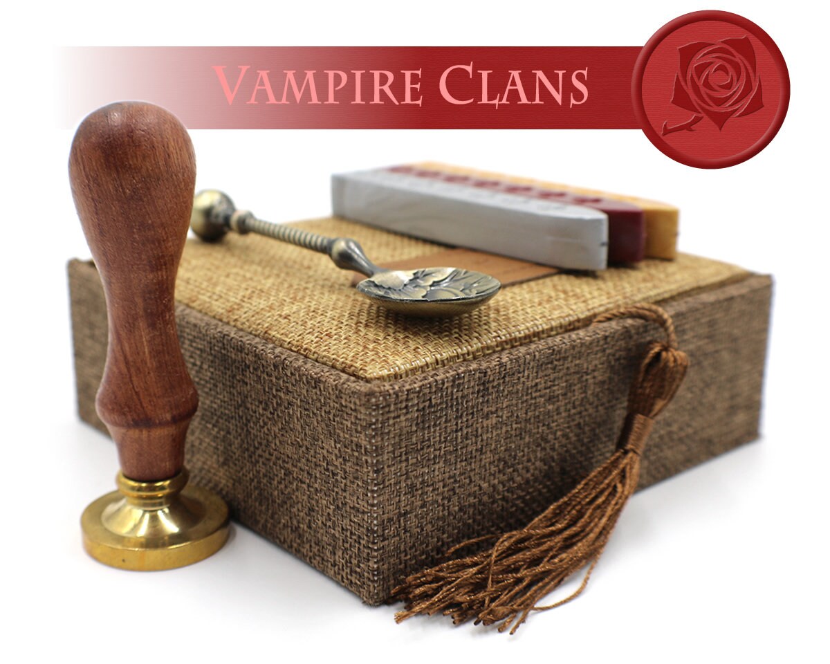 Vampire Clan Seals Wax Stamp Gift Set / Kit - Etsy