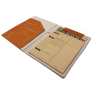 D&D Leather Folder / Binder for Dungeons and Dragons - Etsy