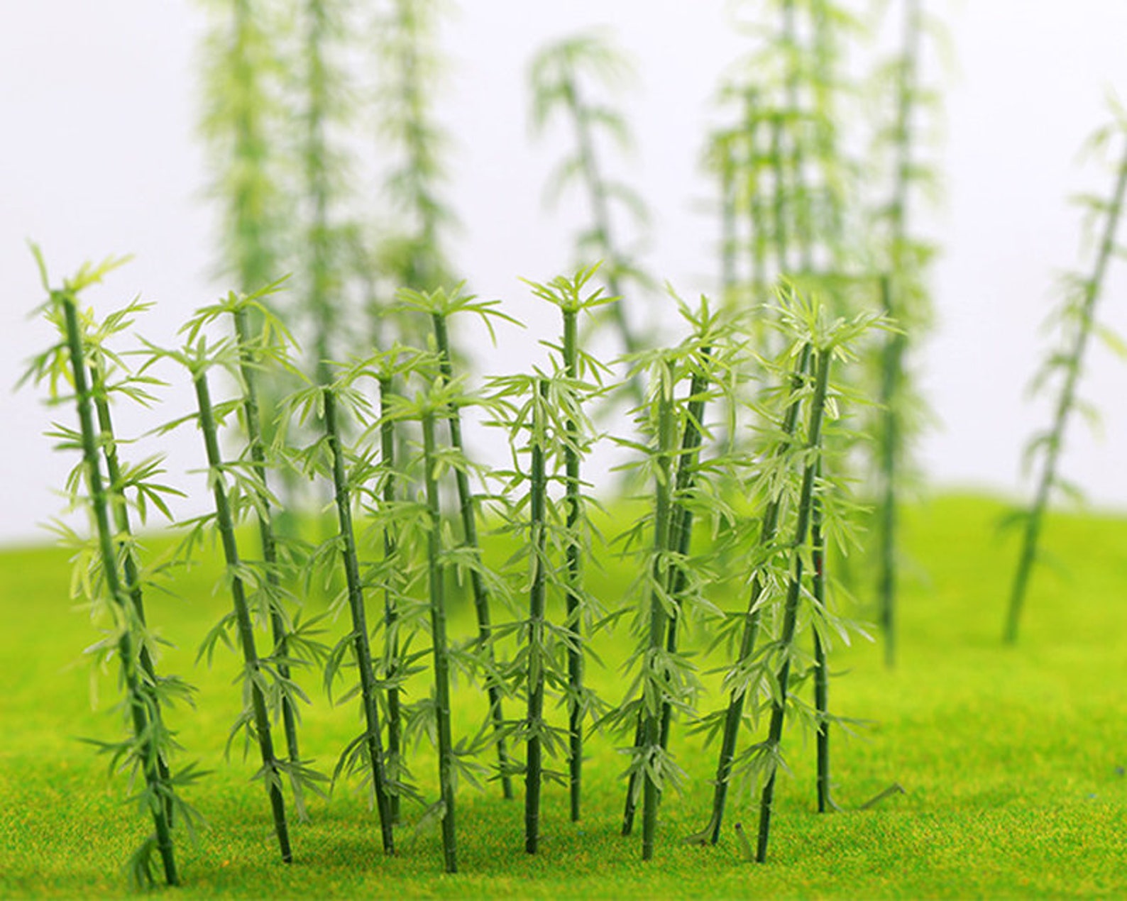 100x Bamboo Trees for Tabletop Gaming, Role Playing, Modelling and ...