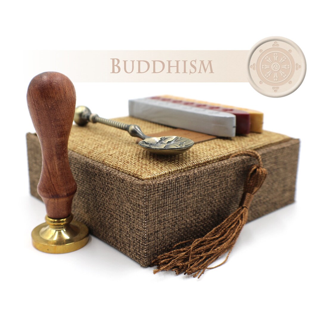 Buddhist Symbols - Envelope Wax Seal Stamp Set - Etsy