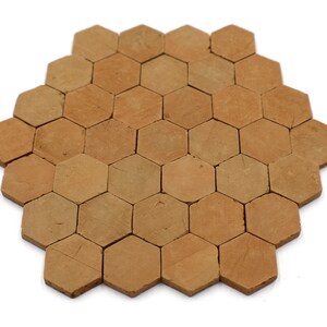 1/16 Miniature Hex Clay Bricks / Tiles for Modelling and - Etsy