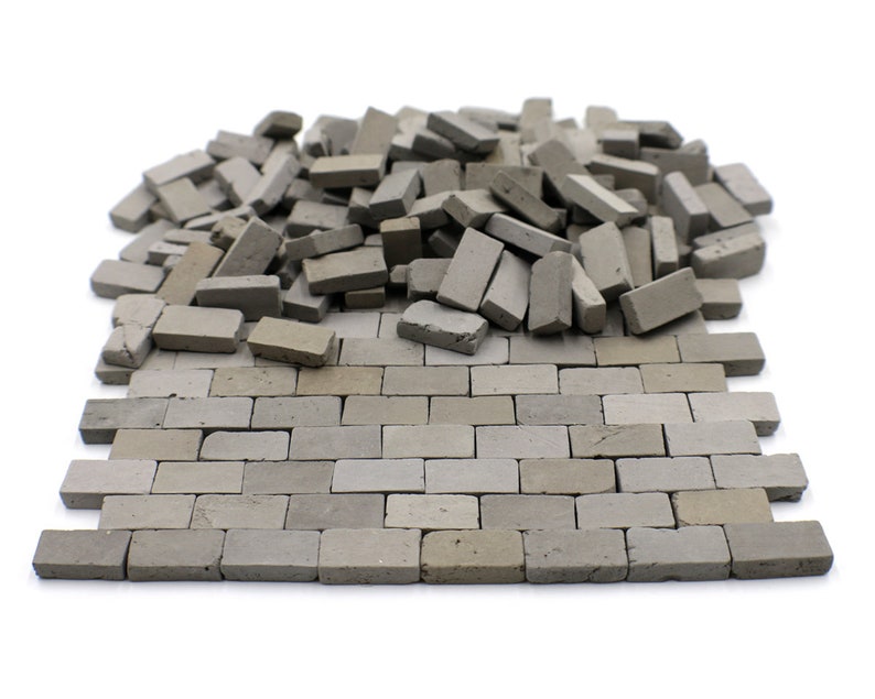 1/16 Miniature Stone Bricks for Model Walls Floors and | Etsy