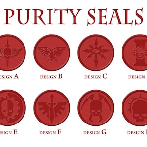 Warhammer 40K Purity Seal Wax Stamp Gift Set / Kit - Etsy