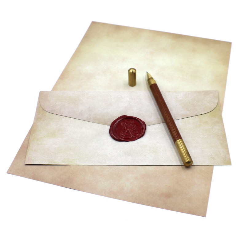 Vintage / Aged Textured Parchment A4 Paper and Envelopes - Etsy