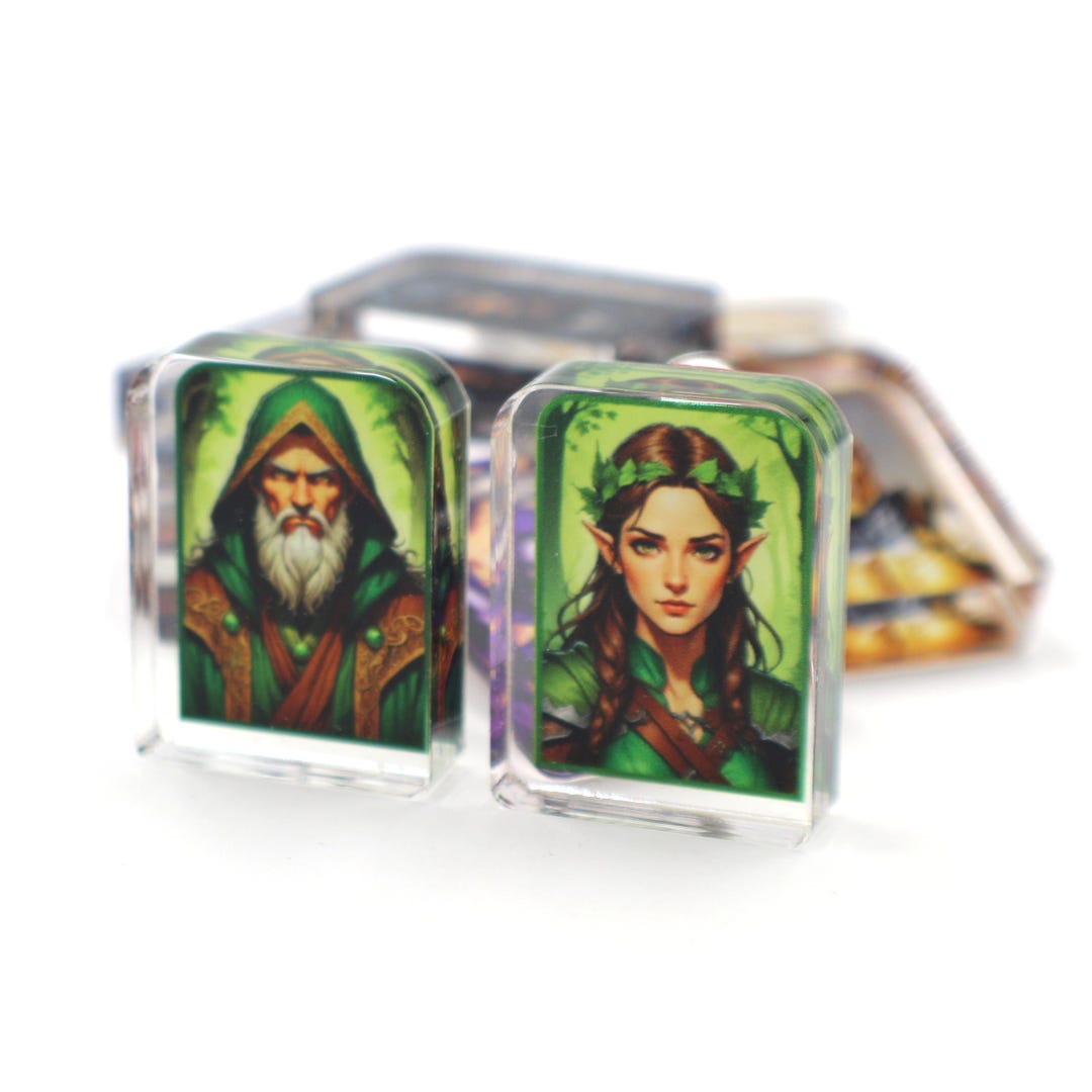 D&D Player Portrait Miniatures / Tokens for Dungeons and Dragons - Etsy
