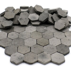 1/16 Miniature Stone Hex Bricks / Tiles for Modelling and - Etsy