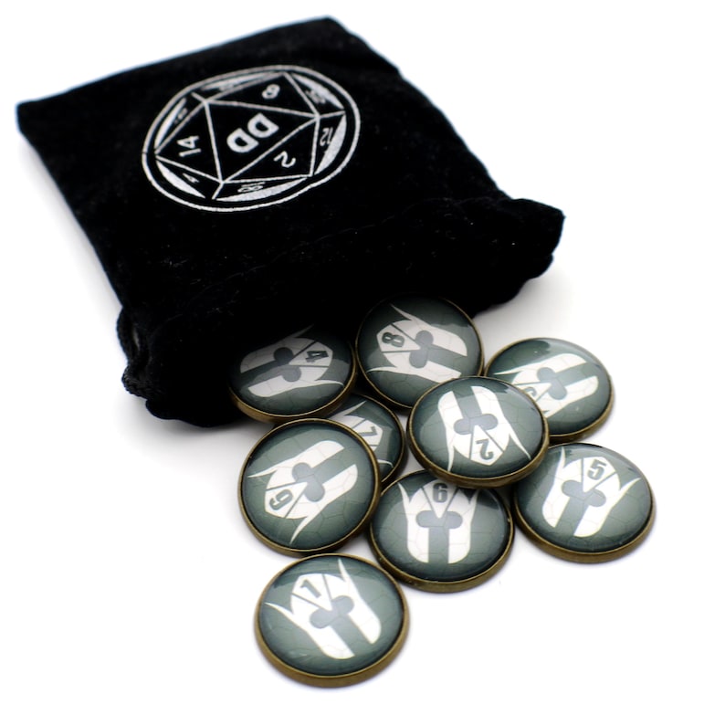 D&D Numbered Monster NPC Tokens for Dungeons and Dragons - Etsy UK