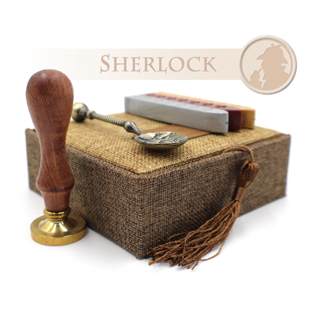 Sherlock Holmes Letter Seal - Wax Stamp Gift Set / Kit - Etsy