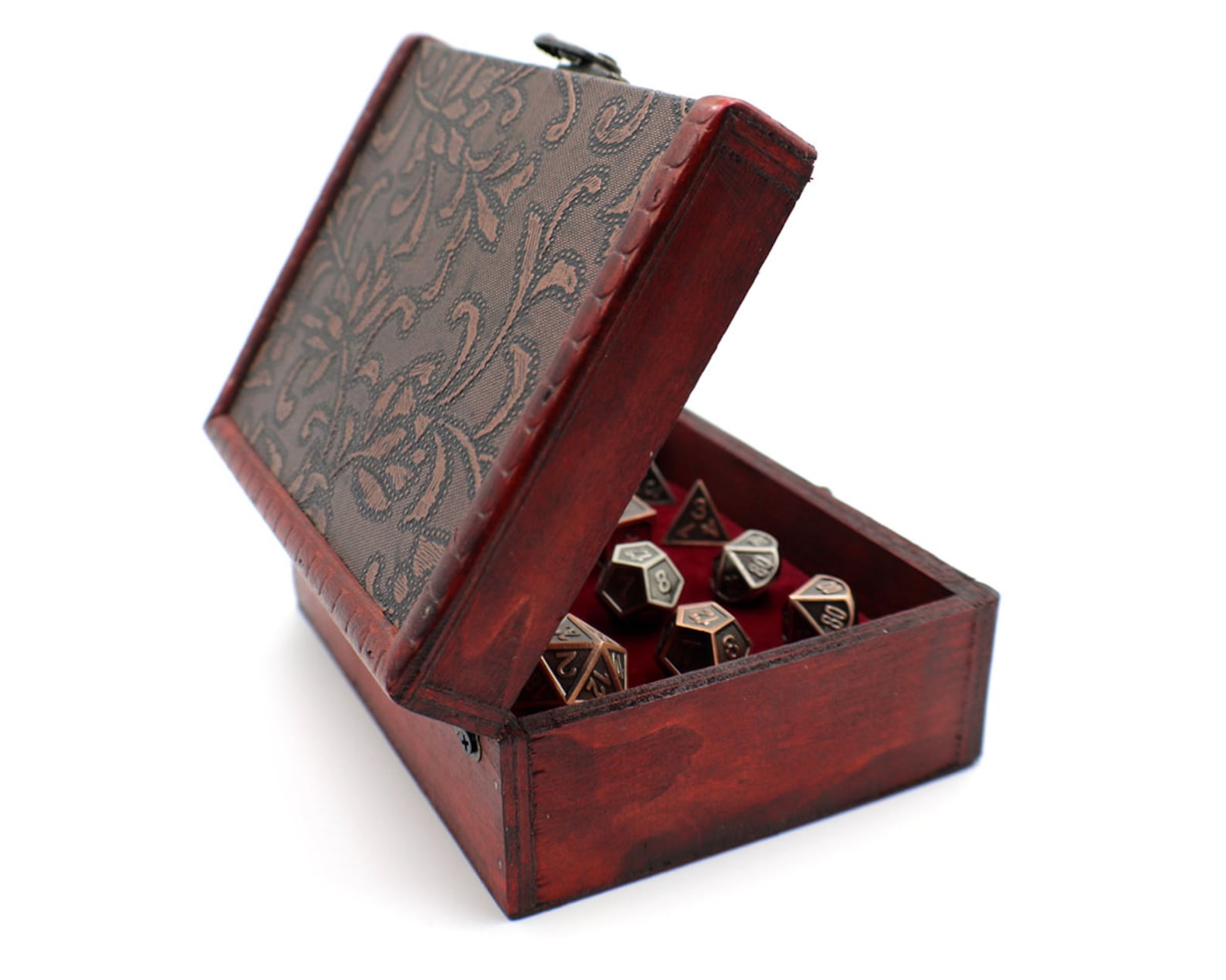 Two Metal Role Playing Dice Sets With Storage Chest for Dungeons and ...