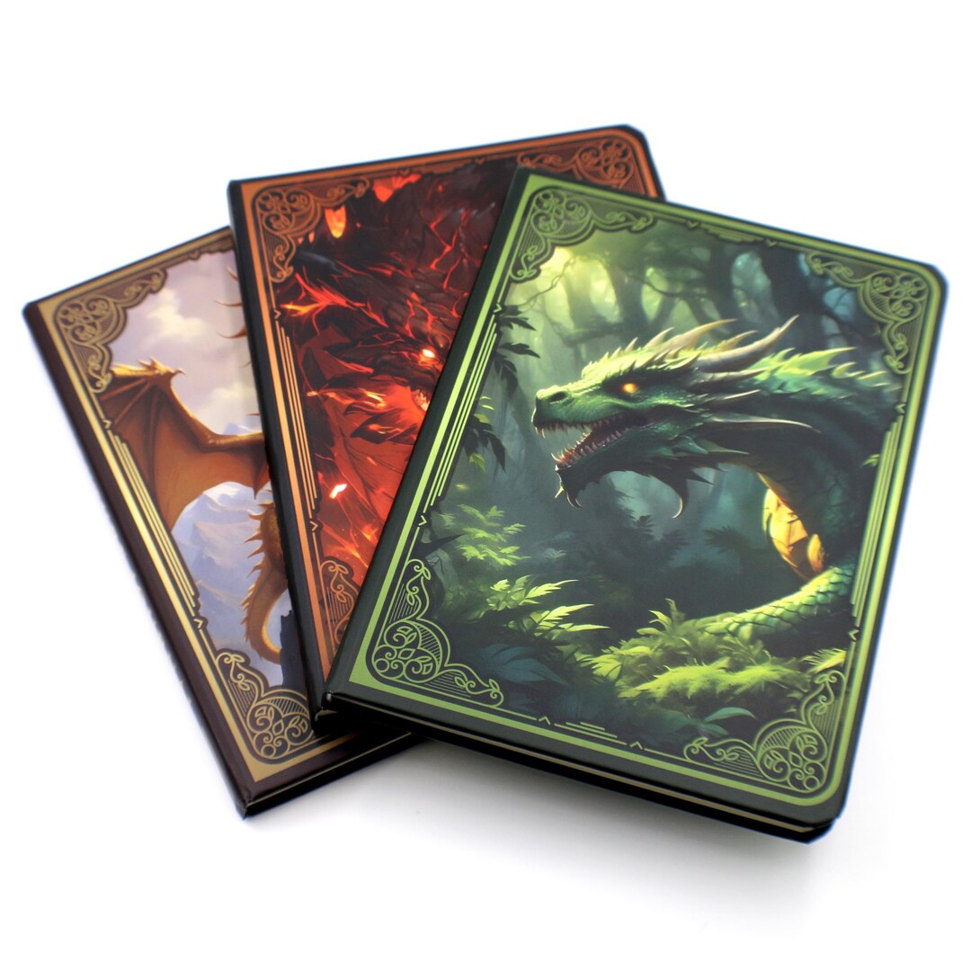 D&D Adventure Journal - Customisable Dragon Notebook - Etsy