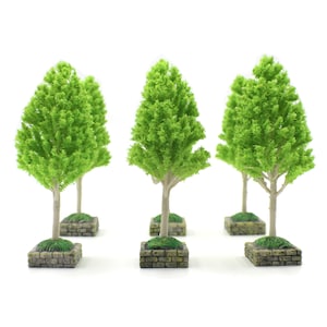 Resin Tree Bases and Miniature Trees for Models and Dioramas - Etsy