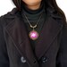 Wicca Magic Circle / Pentacle Leather Necklace and Pendant - Etsy