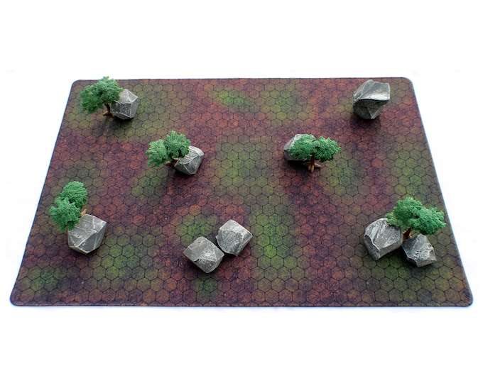 D&D Hex Grid Battle Mat and Tokens for Dungeons and Dragons - Etsy