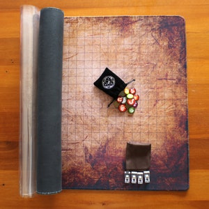 D&D Neoprene Battle Mat and Gaming Tokens for Dungeons and Dragons - Etsy