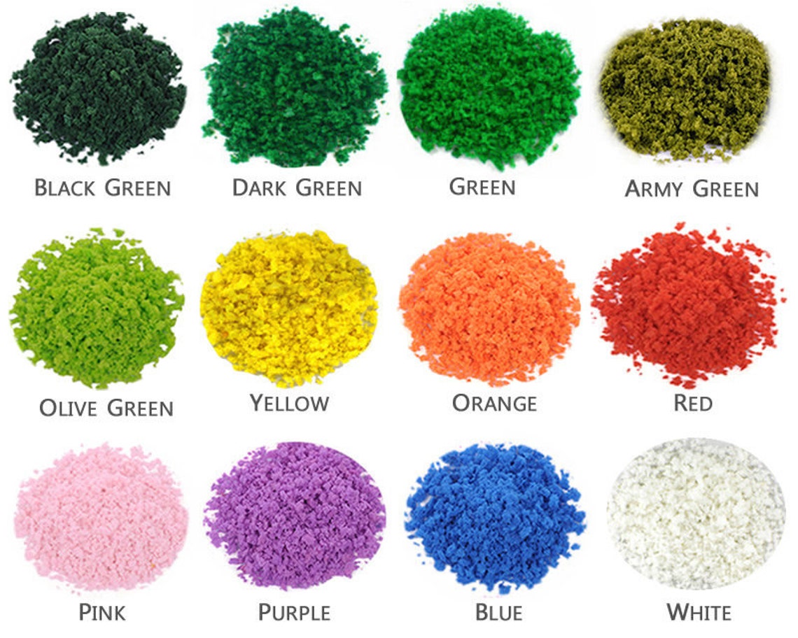 Clumped Flocking Powder Nylon Tree Flock for Hobby and - Etsy