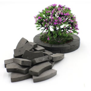 Miniature Curved Clay Bricks for a Raised Garden Model - Etsy
