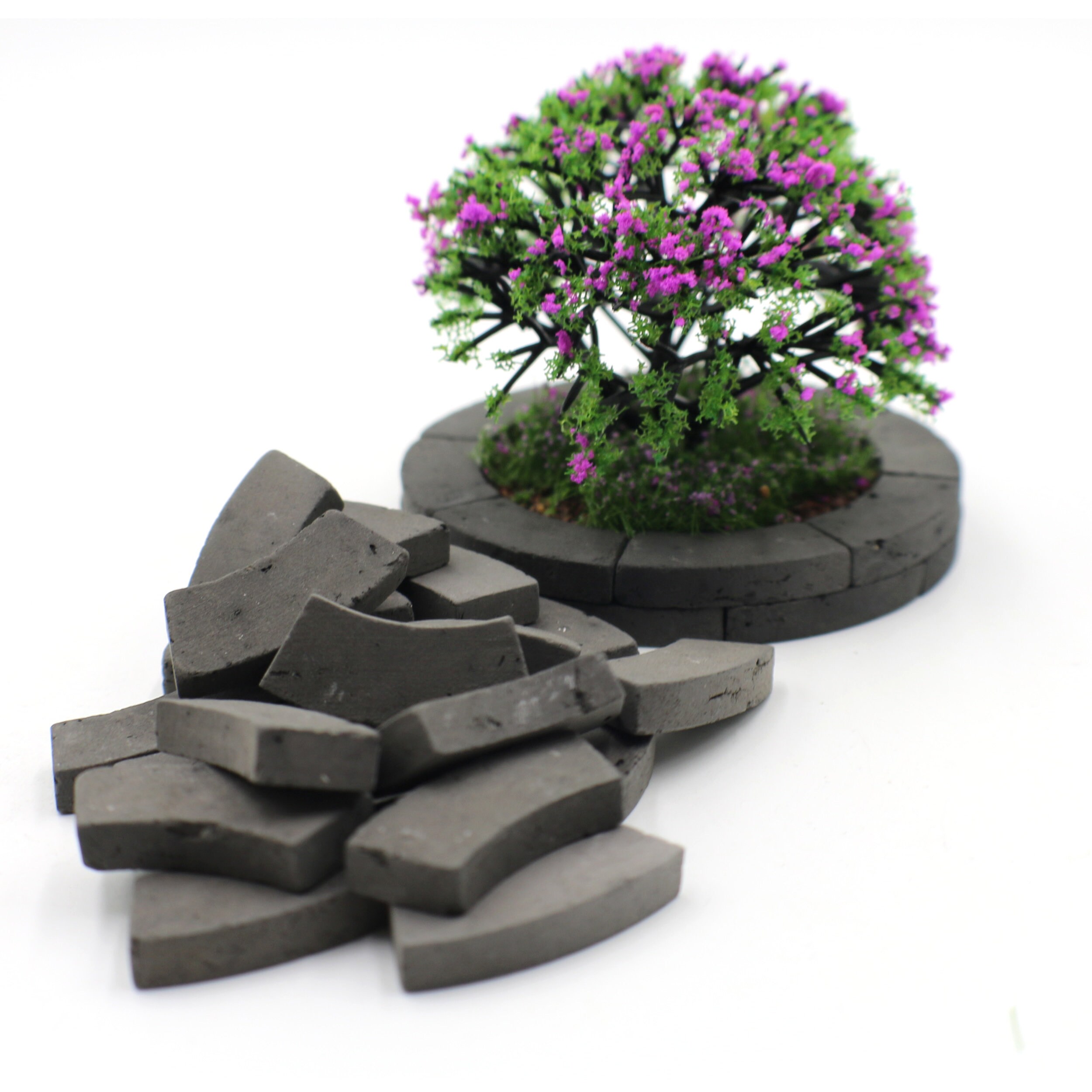 Miniature Curved Clay Bricks for a Raised Garden Model - Etsy