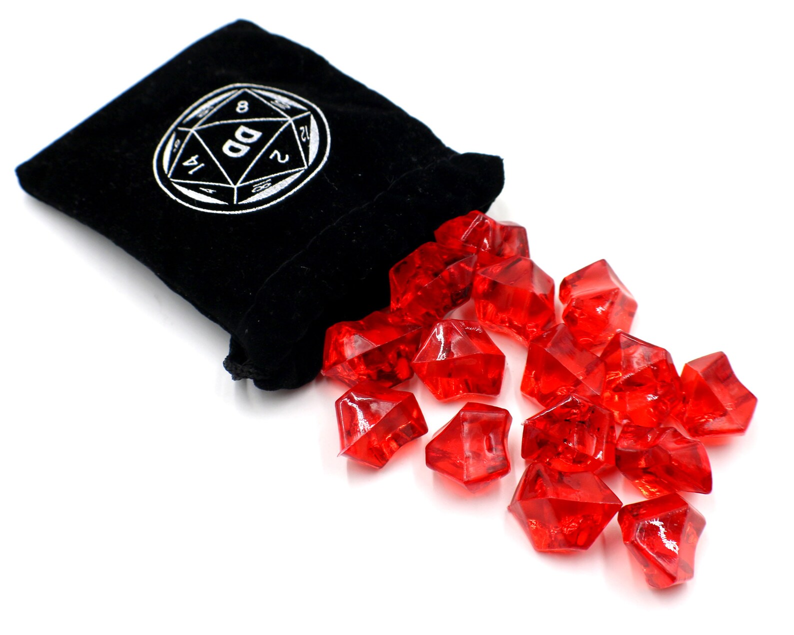 Dragon D&D Dice Container With Metal D20 Set and Crystals - Etsy