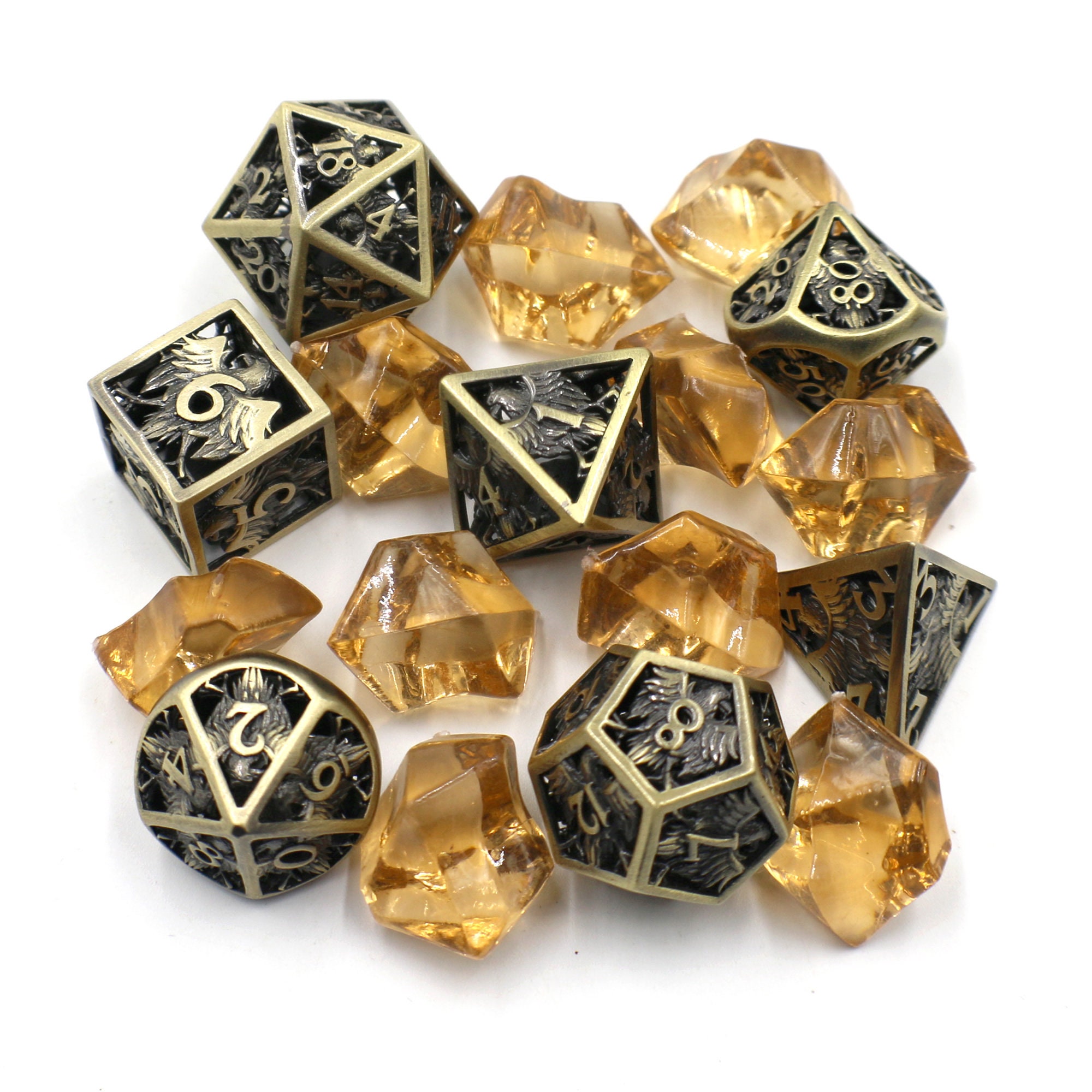 D&D Gift Set With Hollow Brass Dice Set Journal and Pen - Etsy New Zealand