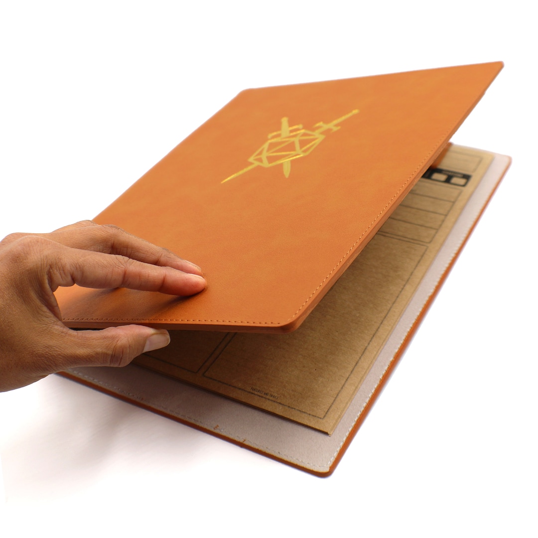 D&D Leather Folder / Binder for Dungeons and Dragons - Etsy