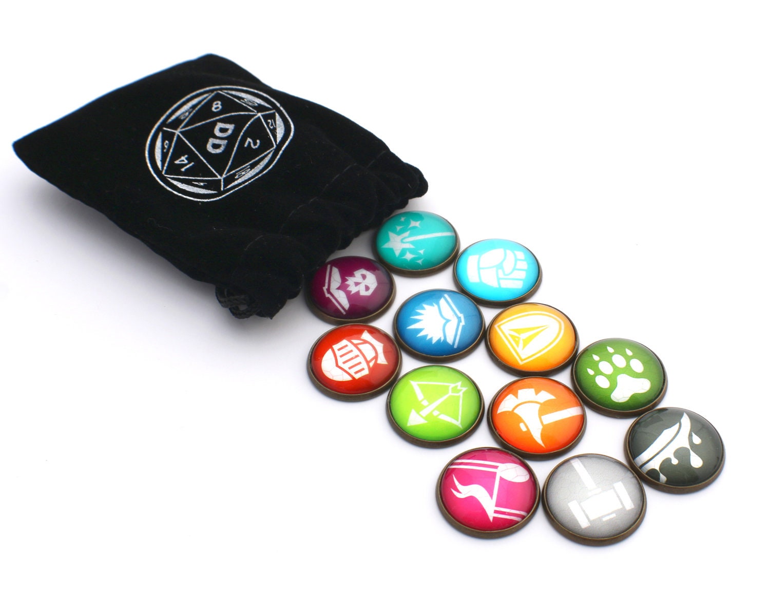 Tabletop RPG D&D Class Counters / Tokens for Dungeons and | Etsy