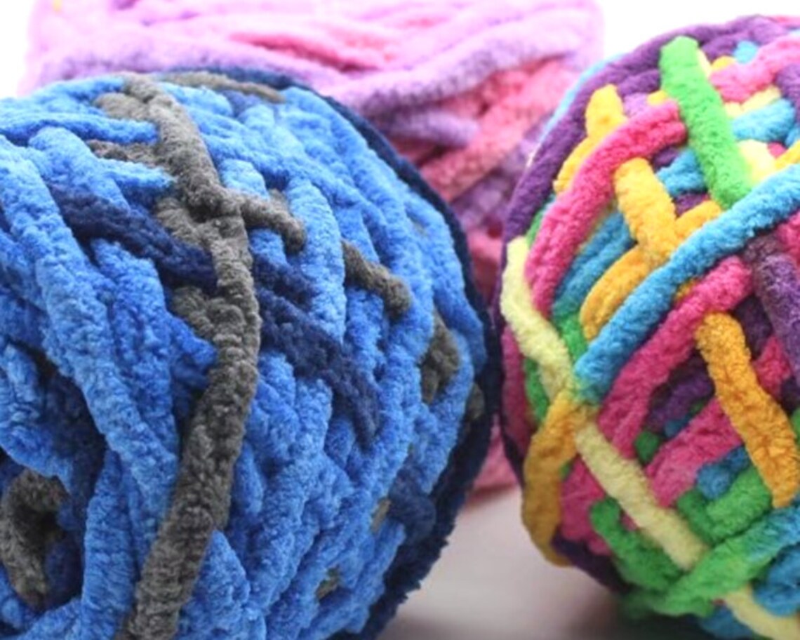 Soft Thick Yarn Knitting - Crochet Wool - Etsy