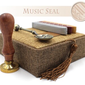 Music Themed Envelope Seal Wax Stamp Gift Set / Kit | Etsy