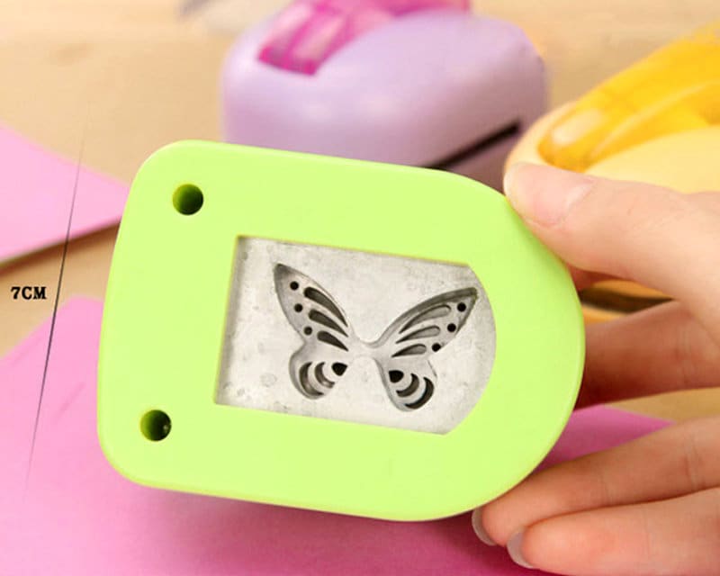 Butterfly Pattern Hole Punch Card and Scrapbook Accessory | Etsy