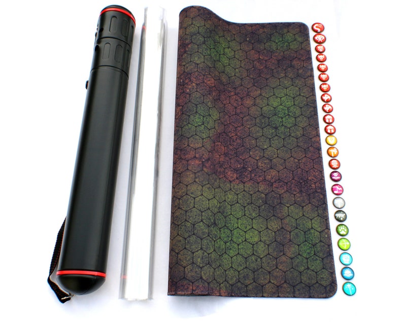 D&D Hex Grid Battle Mat and Tokens for Dungeons and Dragons - Etsy