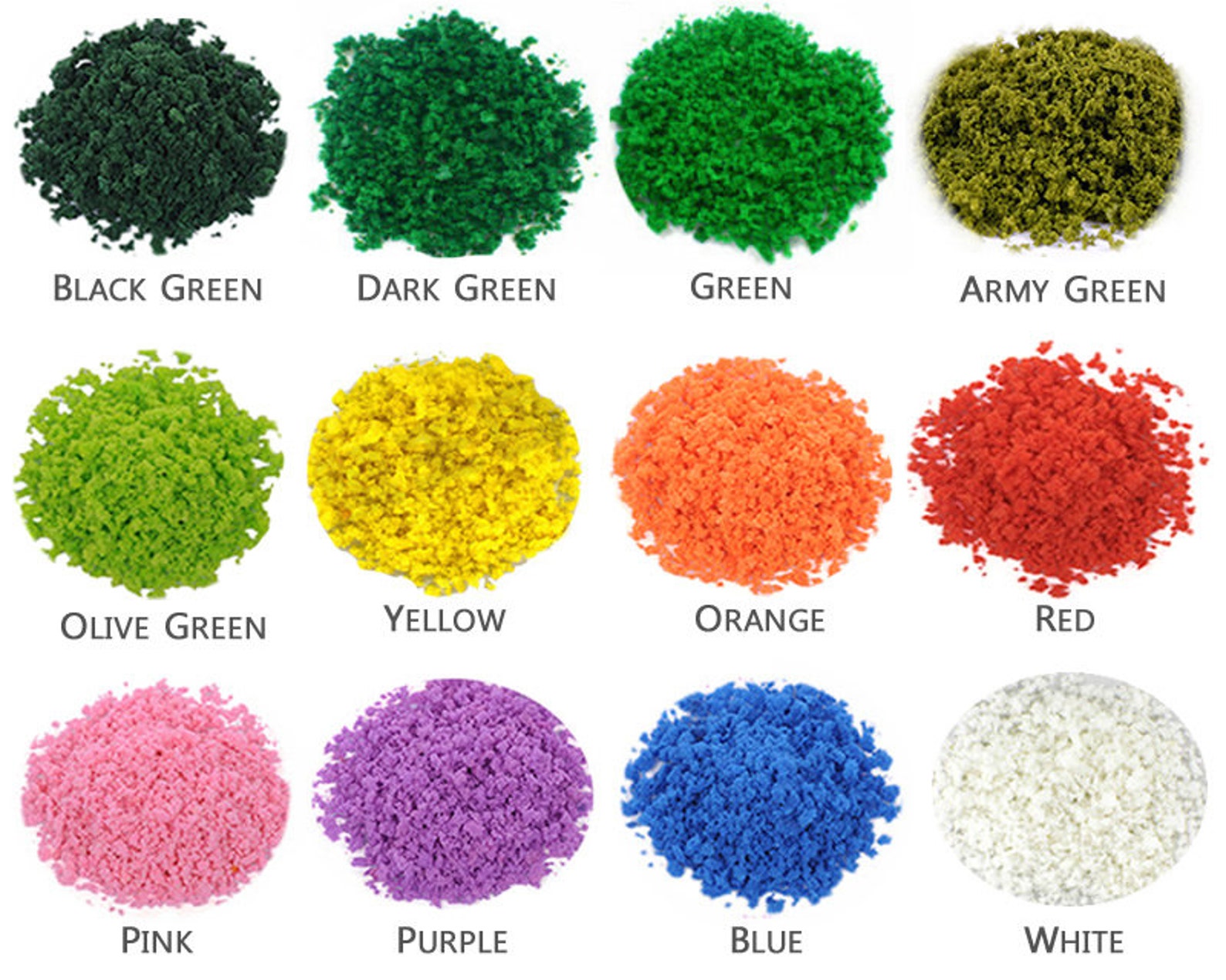 Clumped Flocking Powder Nylon Tree Flock for Hobby and | Etsy