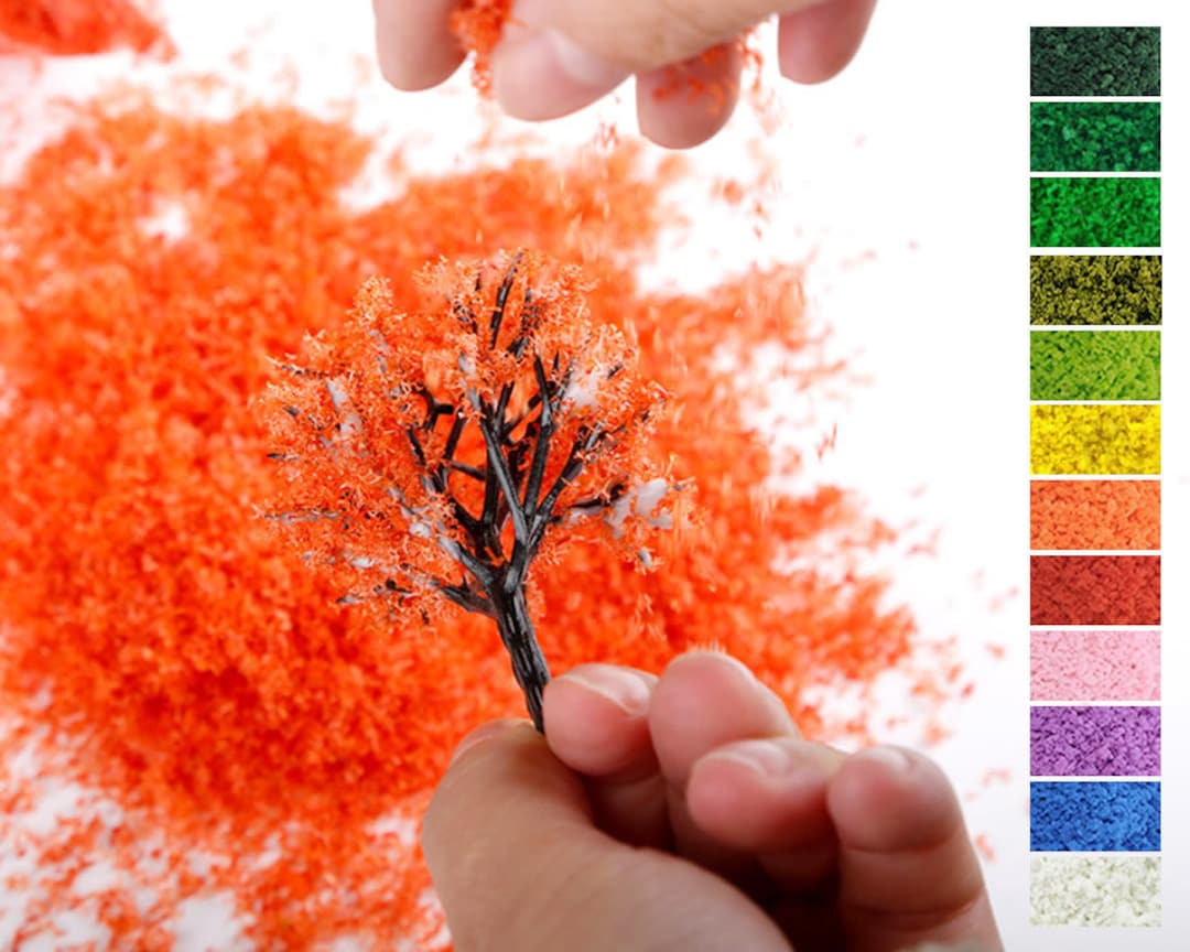 Clumped Flocking Powder - Nylon Tree Flock for Hobby and Crafts - Etsy