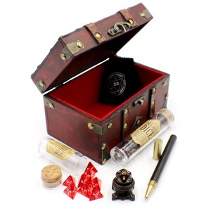 Large Dice Storage Chest / Box and D&D Accessories - Etsy