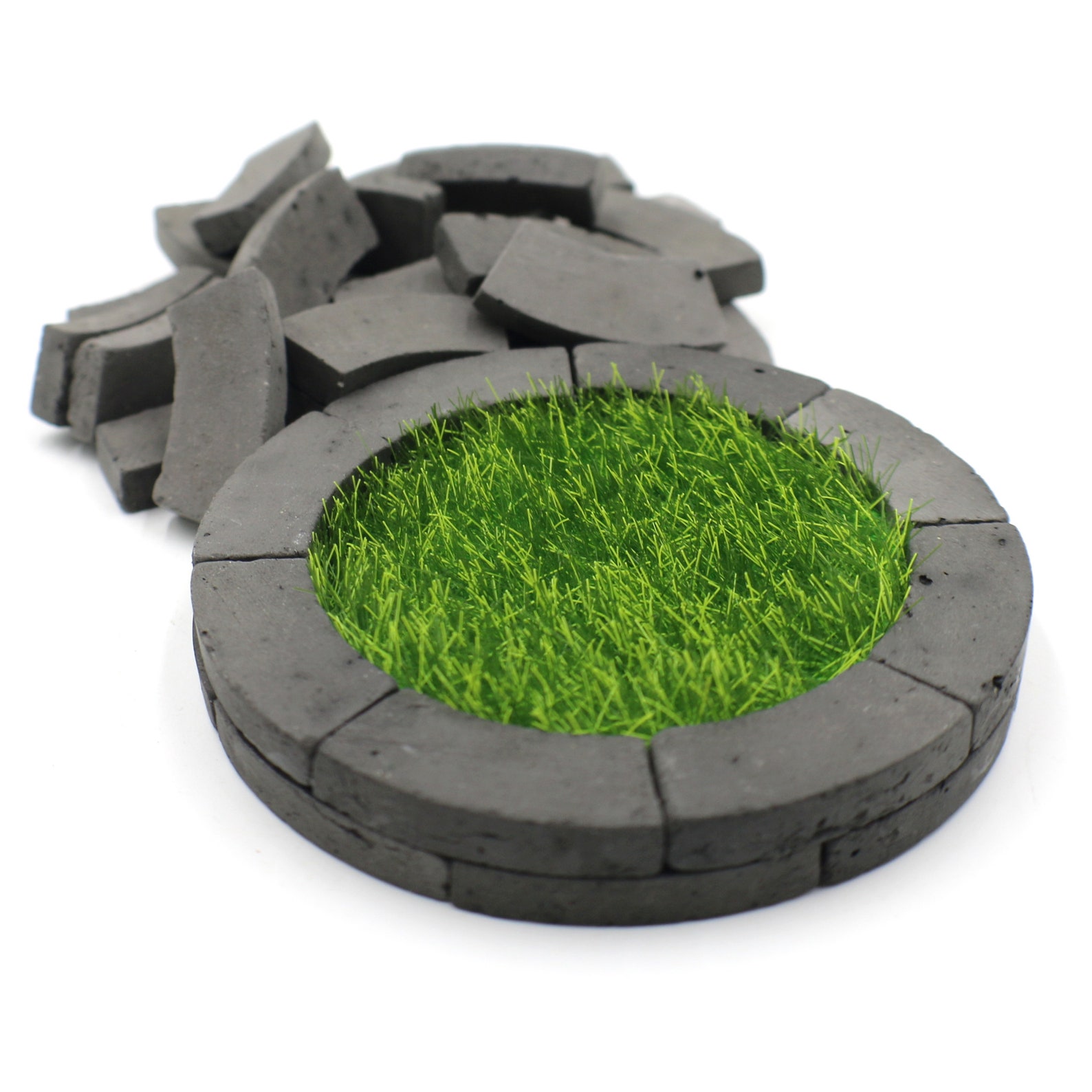Miniature Curved Clay Bricks for a Raised Garden Model - Etsy