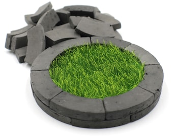 Miniature Curved Clay Bricks for a Raised Garden Model - Etsy